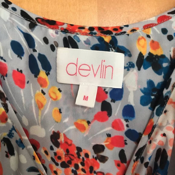 devlin | Dresses | Euc Devlin Maddie Painted Floral Dress | Poshmark